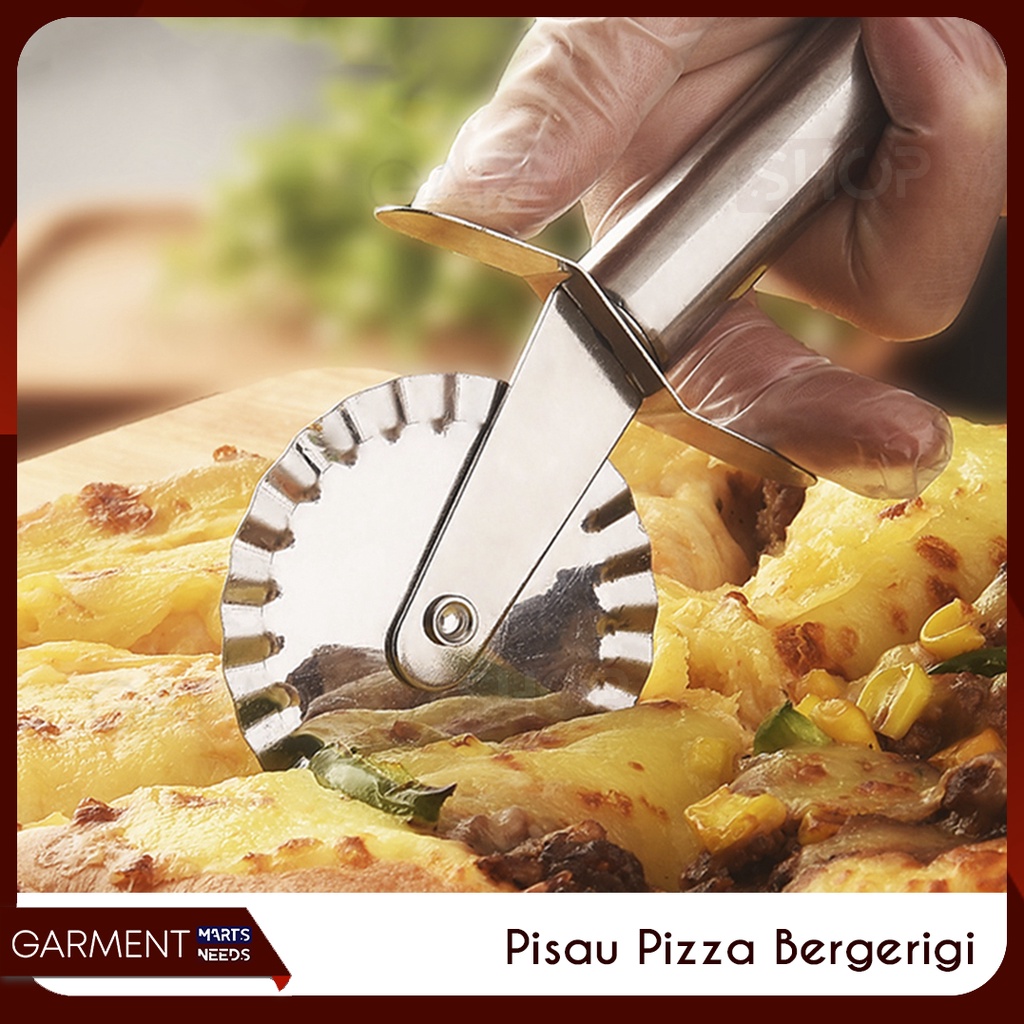 Jual PIZZA-SENZA - Pisau Roda Pizza Alat Potong Adonan Cutter Cake ...