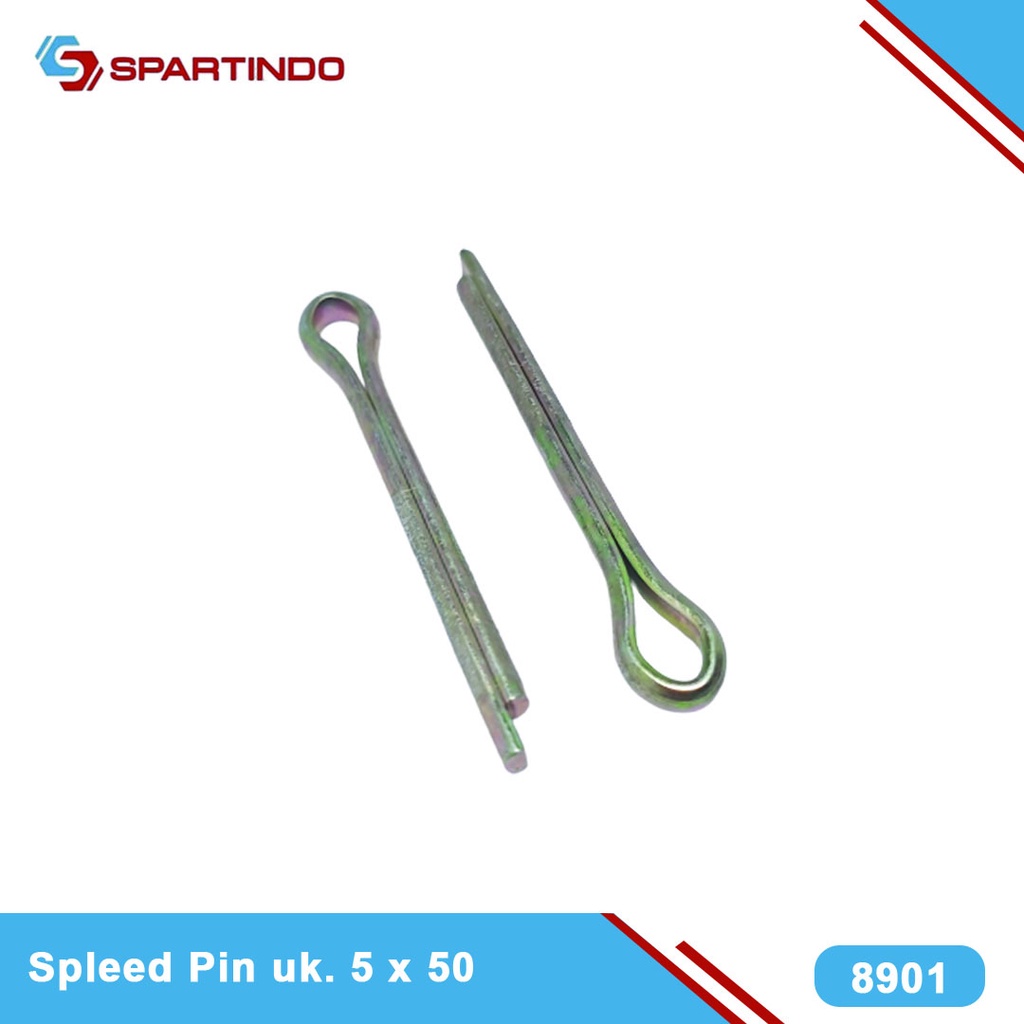Jual Split pen Spleed pen Cotter Pin ukuran 5 x 50 (25 Pcs) Cotterpins Spipen Spirit Pin Besi ...