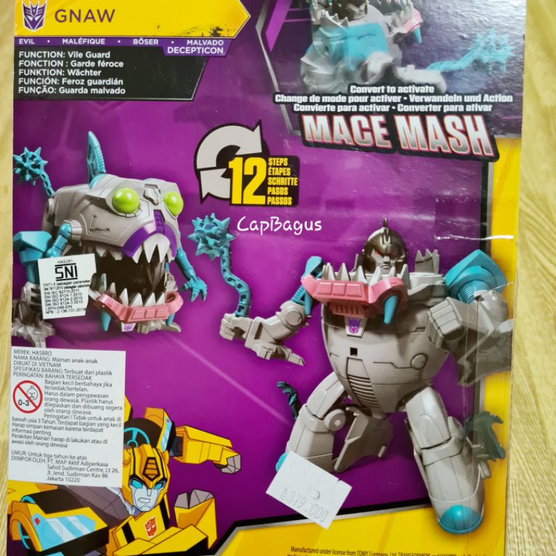 Jual Robot Transformer Mage Mash Gnaw Transformers Bumblebee Bumblee ...