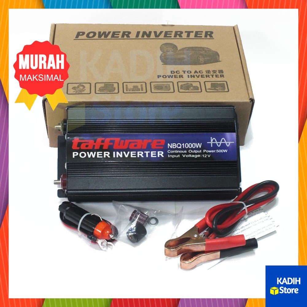 Jual Power Inverter Pure Sine Wave PSW DC to AC 500 Watt NBQ 1000W 12V DC ke AC 220V Inverter ...