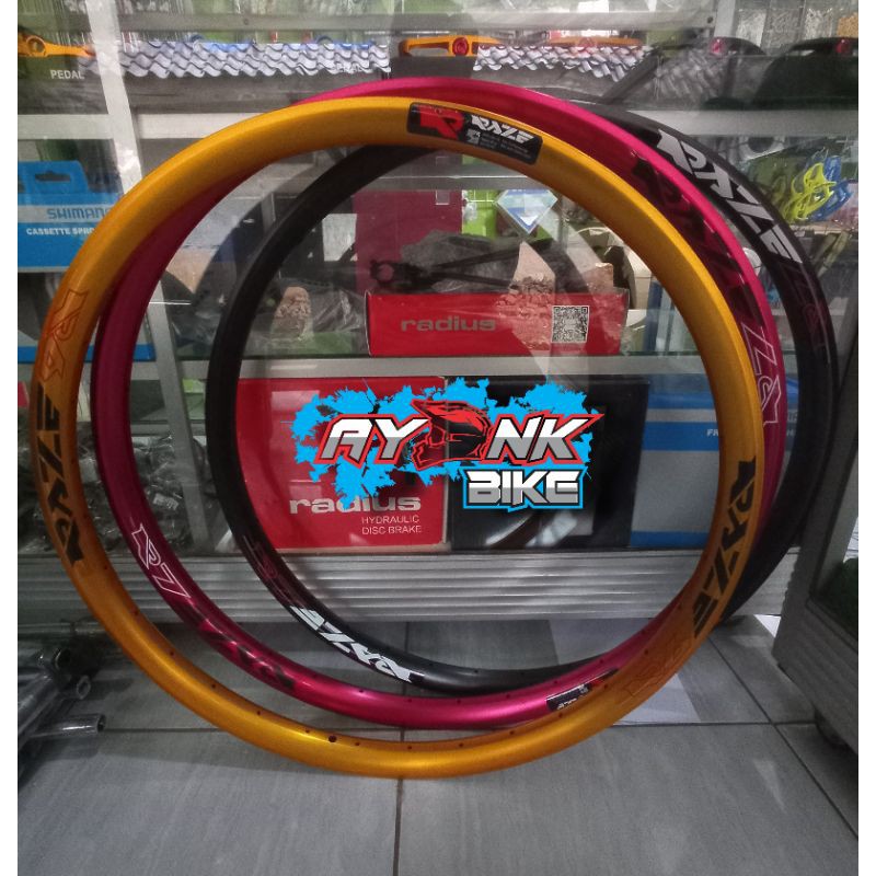 Jual Rims RAZE 32 hold ukuran 26 dan 27,5 tapak lebar Indonesia|Shopee ...