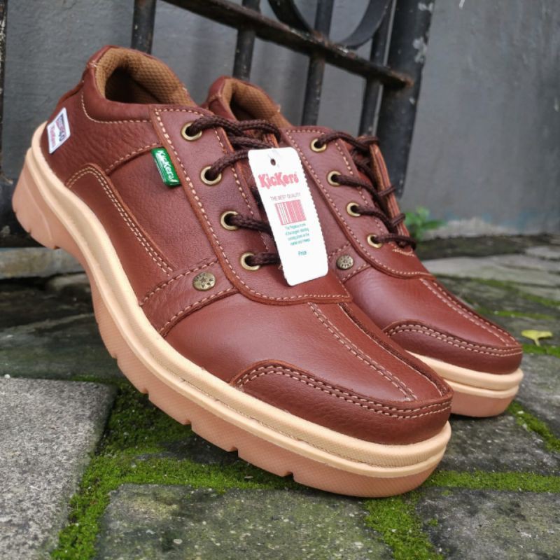 Jual Kickers Sepatu Kulit Pria Berbahan Kulit Asli 100% Model Casual ...