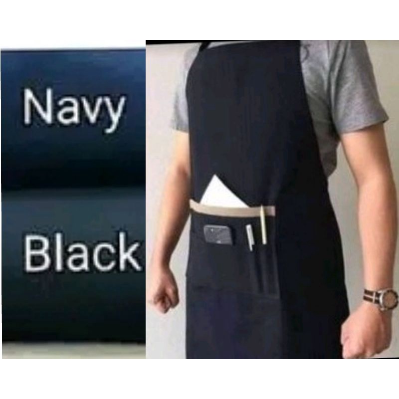 Jual Celemek Masak Barista Chef Apron Barista Rafi | Shopee Indonesia