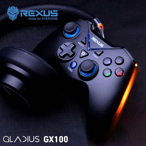 Jual Rexus Gladius GX100 / GX 100 Gamepad Wireless Black | Shopee Indonesia