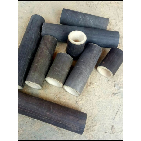 Jual Bambu hitam - Bambu wulung- potongan tanpa ruas | Shopee Indonesia