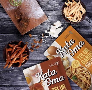 Jual Kata Oma KataOma Snack Keripik Telur Gabus - Rasa Gula Aren / Keju ...