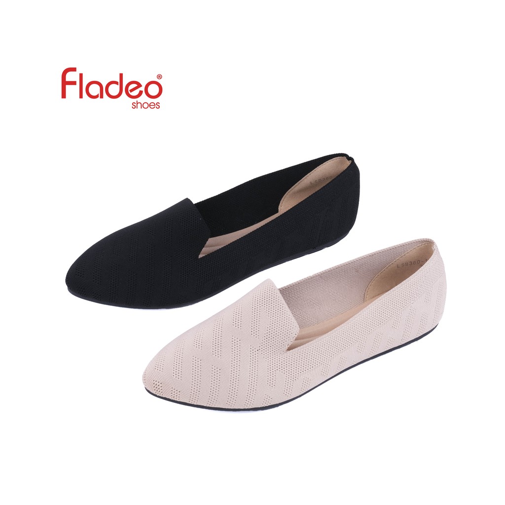 Jual Fladeo D21/LSB360-1AH/Sepatu Rajut Flat Wanita [ Rajut Flat Shoes ...