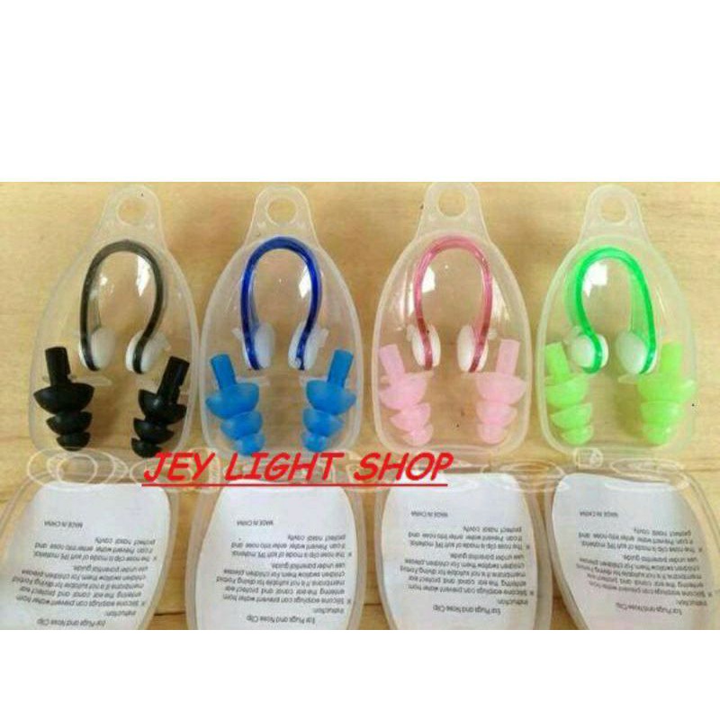 Jual Tutup Telinga / Tutup Hidung untuk Renang Earplug | Shopee Indonesia