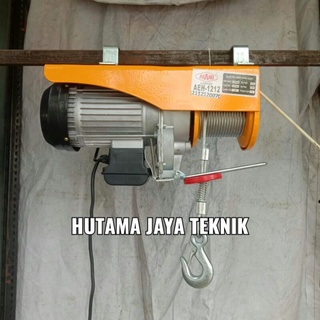 Jual Katrol Derek Takel Electric Wire Rope Hoist AEH 1212 1.200 Kg ...