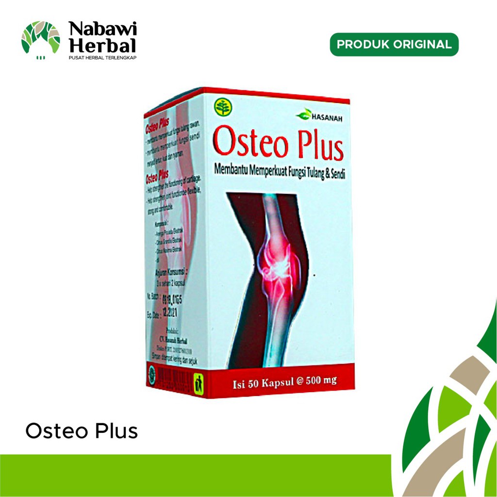 Jual Osteo Plus Kapsul Herbal Suplemen Tulang dan Sendi | Shopee Indonesia