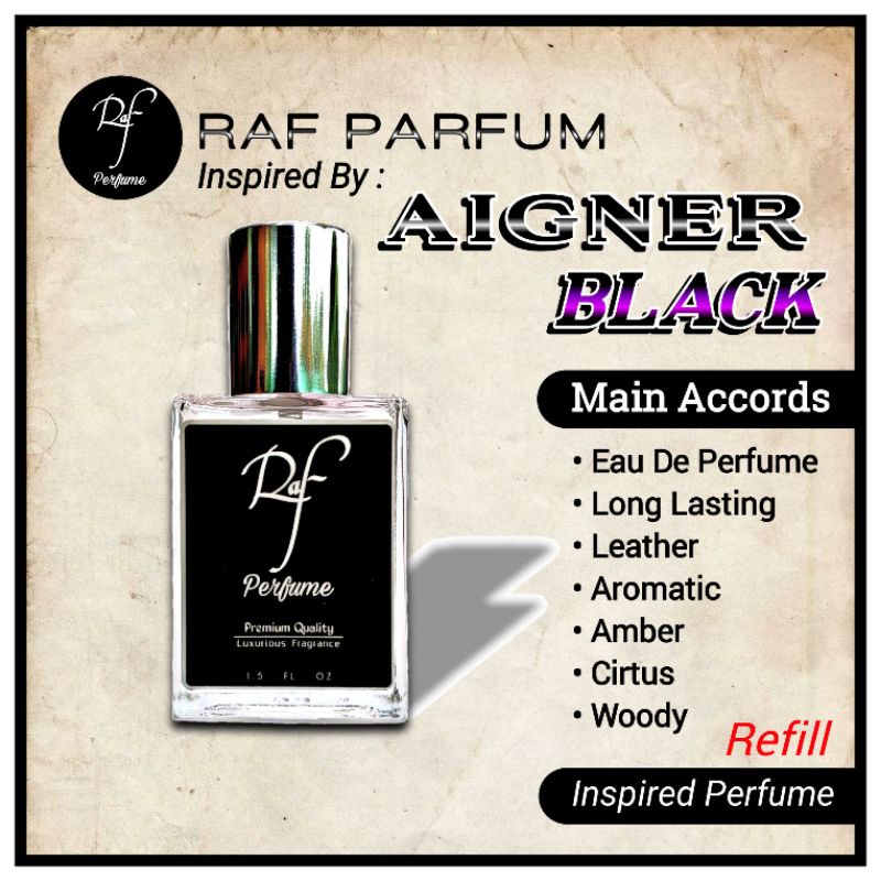 Jual Parfum Aigner Black PREMIUM Murah Tahan Lama 35ml | Shopee Indonesia