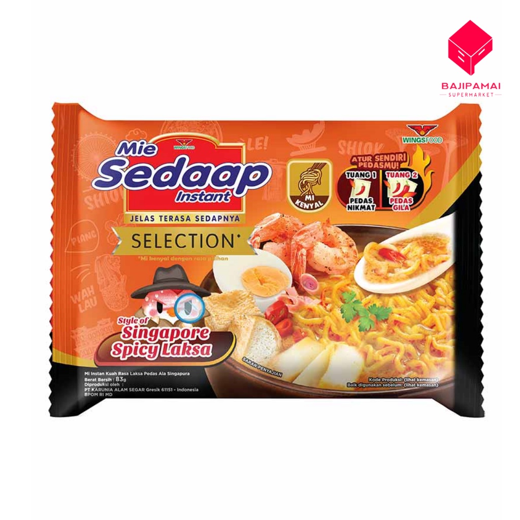 Jual MIE SEDAP SINGAPORE SPICY LAKSA | Shopee Indonesia