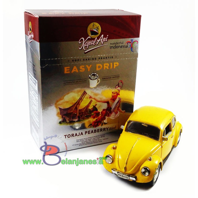 Jual Kopi Kapal Api Easy Drip Toraja Peaberry Blend - 5 Drips | Shopee ...