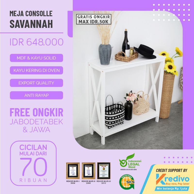 Jual MEJA CONSOLE SAVANNAH MEJA KEKINIAN MURAH | Shopee Indonesia