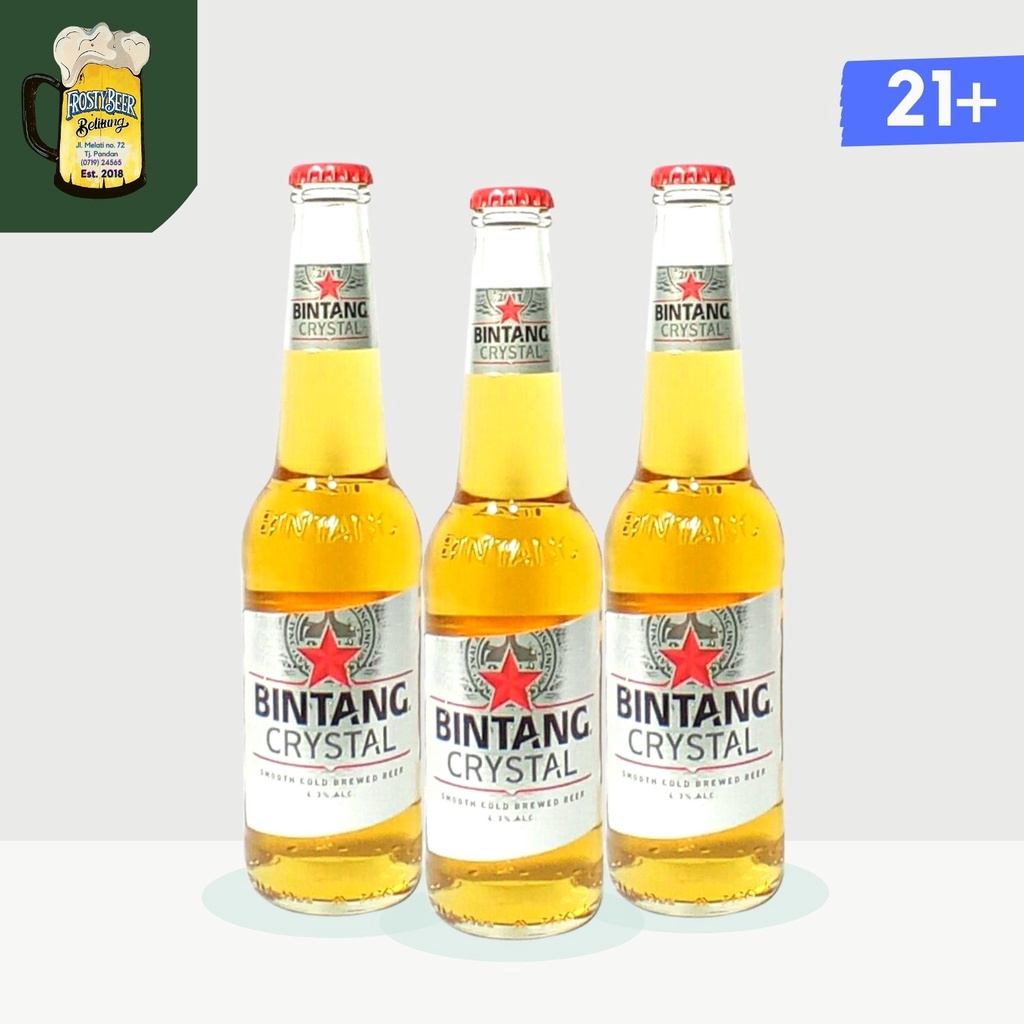 Jual Bintang Crystal 320 ml bottle - Bir Bintang Crystal botol kecil 1 ...