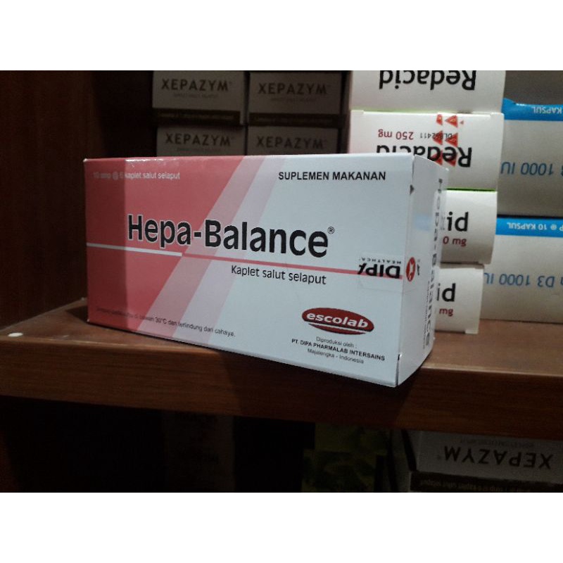 Jual HEPA - BALANCE HEPA-BALANCE (STRIP : 6 KAPLET) SUPLEMEN FUNGSI ...