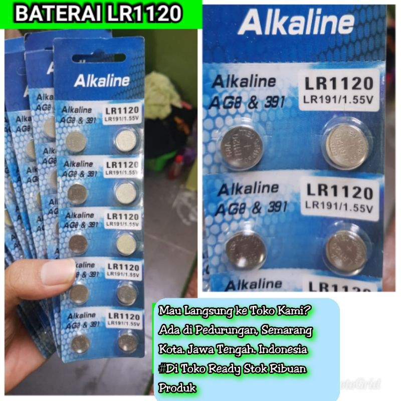 Baterai LR1120 batre LR 1120 Batu LR1120 Baterai kancing Baterai jam ...