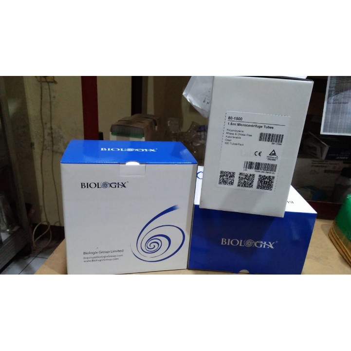 Jual Biologix 80-1500 1.5ml microcentrifuge tubes 500 tubes/pack ...