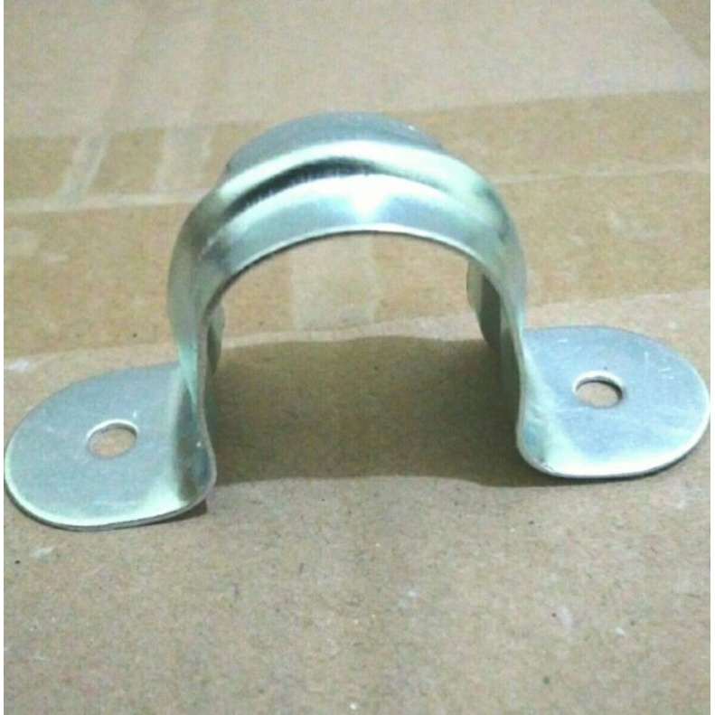 Jual Klem pipa besi 1/2"in/kelem pipa 1/2 inch/klem Omega Galvanis 1/2 Indonesia|Shopee Indonesia