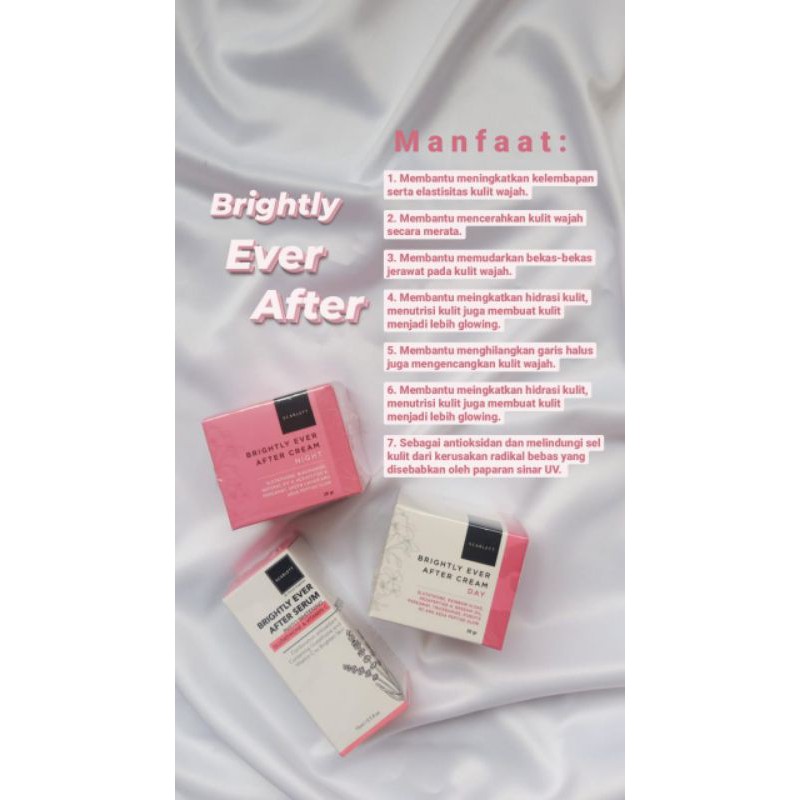 Jual Satu Paket Scarlett (Night cream + Day Cream + Serum Free Phouce ...