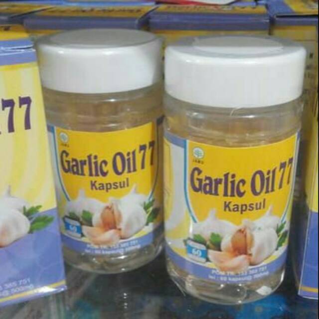 Jual Garlic Oil 77 Ekstrak Minyak Bawang Putih Isi 60 Kapsul Original | Bawang Hitam Tunggal ...