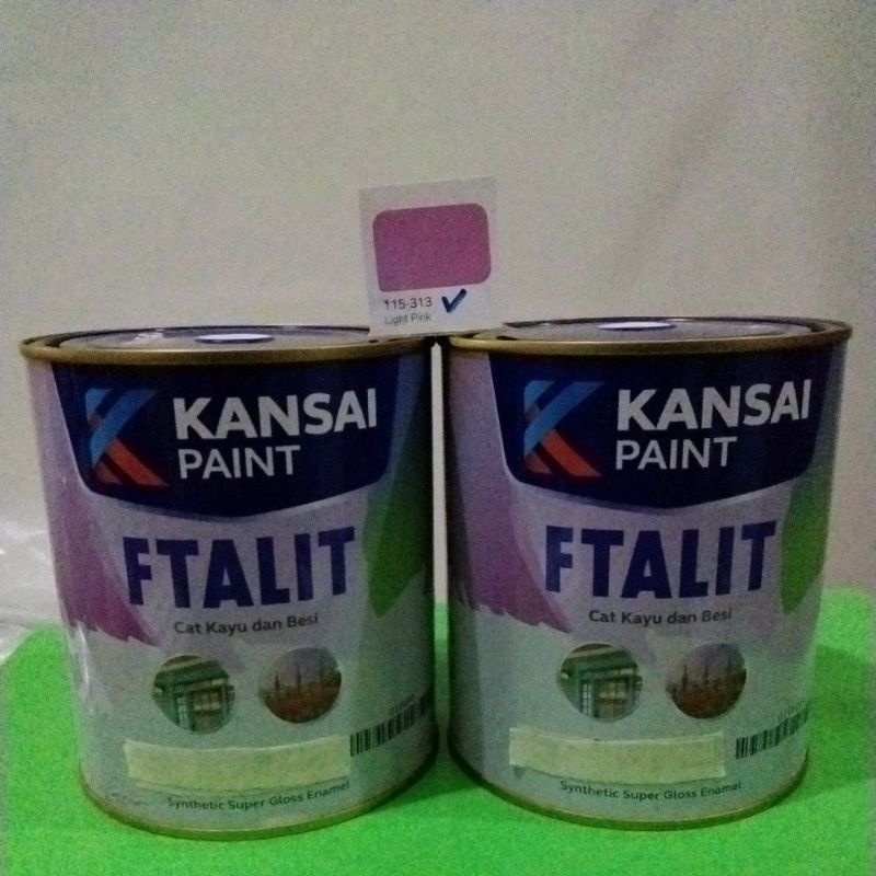 Jual Ftalit 313 Light Pink / Cat Kayu & Besi 1Ltr | Shopee Indonesia