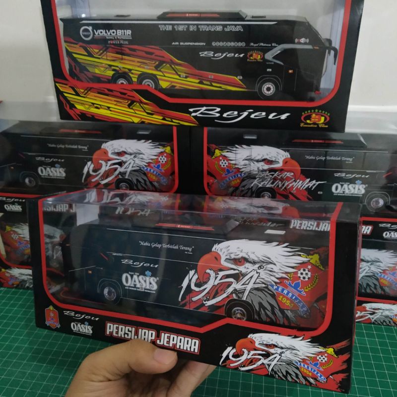 Jual Miniatur bis kertas papercraft bus Persijap Jepara 2022 | Shopee ...