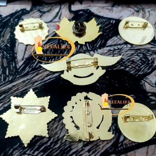 Jual Pin kosongan polosan pin bulat gerigi 2.5 cm Indonesia|Shopee ...