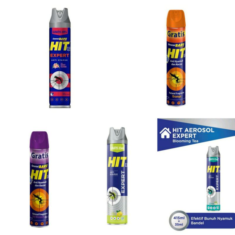 Jual HIT EXPERT AEROSOL LILY BLOSSOM, BLOOMING TEA, FRESH CITRUS, SWEET ...