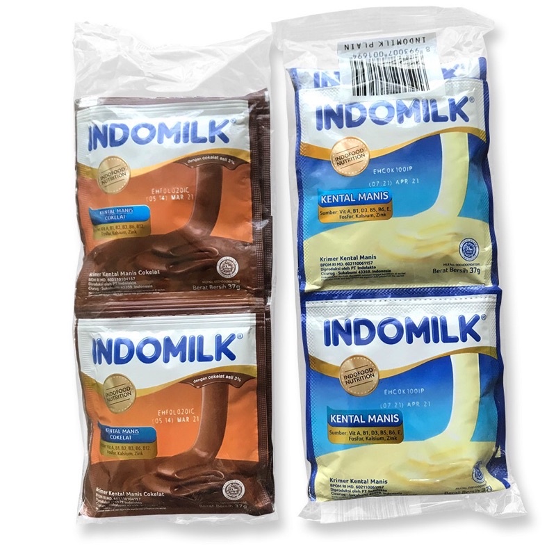 Jual SUSU INDOMILK SACHET ISI 6 37gr MURAH PUTIH COKLAT | Shopee Indonesia