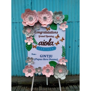 Jual Karangan bunga kertas/paper flower board/papanbungakertasindoor ...