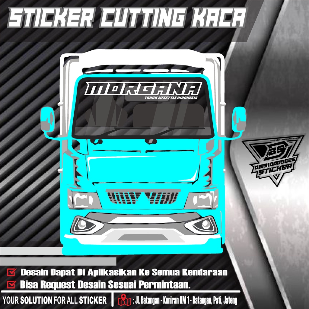 Jual STIKER CUTTING KACA BAGIAN ATAS/STIKER TULISAN KACA MOBIL | Shopee ...