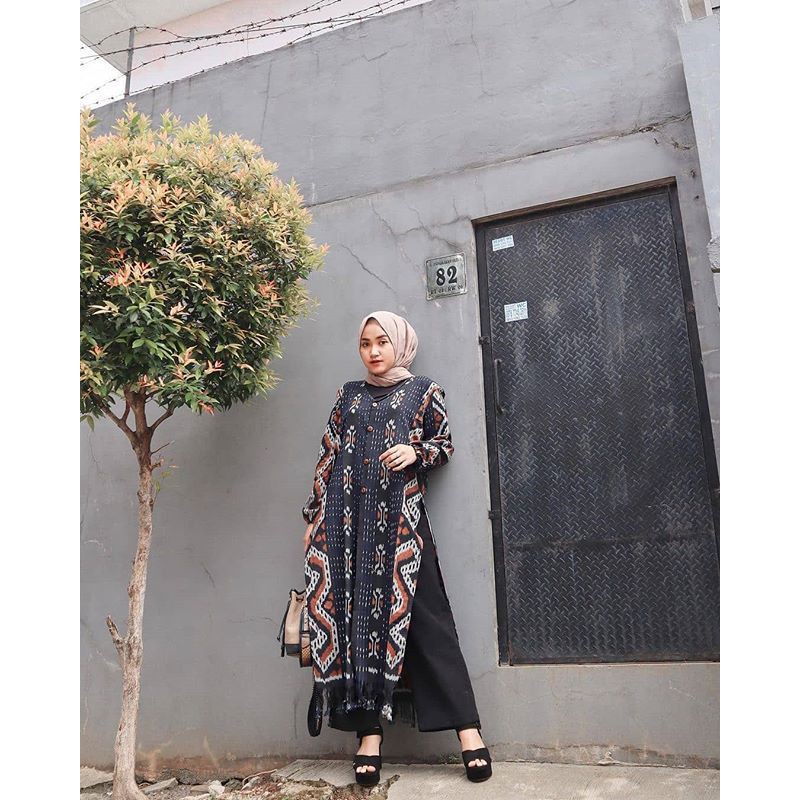 Jual outer wear - outer tenun - outer etnik - baju tenun - baju ...