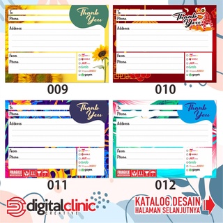 Jual Sticker Label Pengiriman Olshop / Kertas Label Pengiriman / Stiker ...