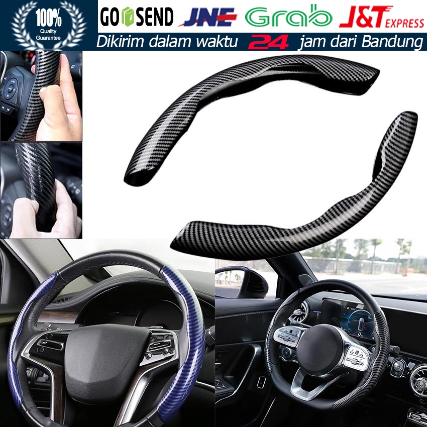 Jual Premium Universal Cover Stir Mobil Carbon Terbaru Sarung Setir ...