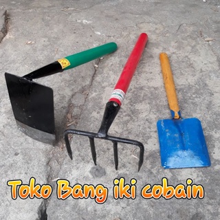 Jual Cangkul Taman Sekop Taman dan Garpu Taman Cangkrang Alat ...