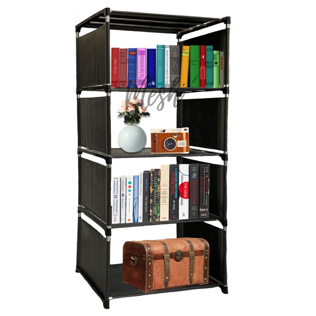 Jual Rak Portable Serbaguna 5 Susun 4 Ruang / Rak Buku Multifungsi ...