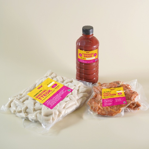Jual Gildak Sindang Tteok + Gimpo Chicken + Saus Tteokbokki 500 Ml ...