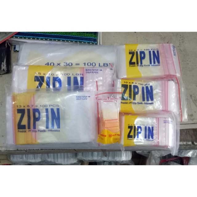 Jual Plastik klip / zip lock | Shopee Indonesia