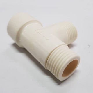 Jual Tee Drat Luar Dalam PVC Paralon 1/2" Inchi AW Putih / T Fitting ...