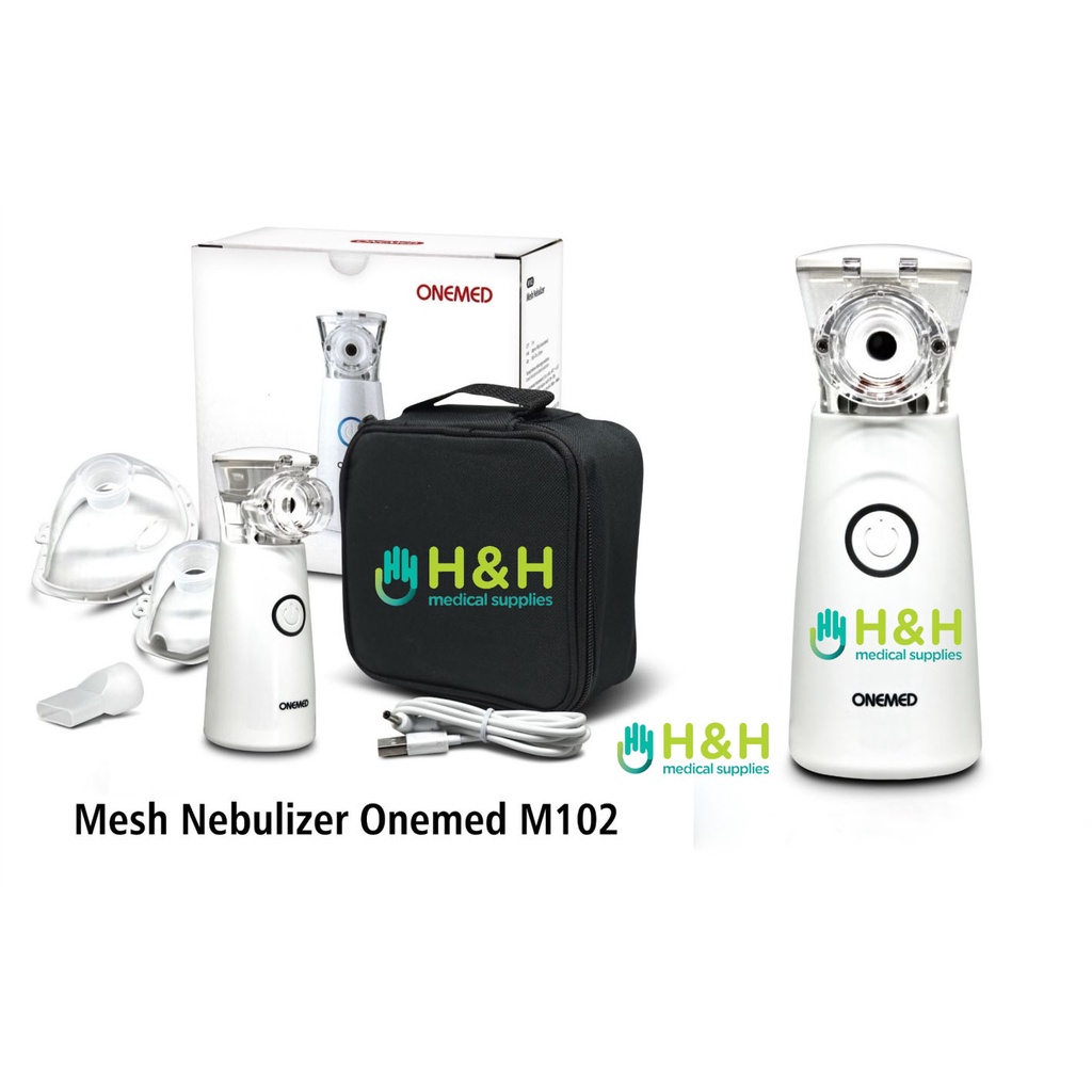 Jual Mesh Nebulizer Onemed M102 / Nebulizer Portable / Alat Uap Bantu ...