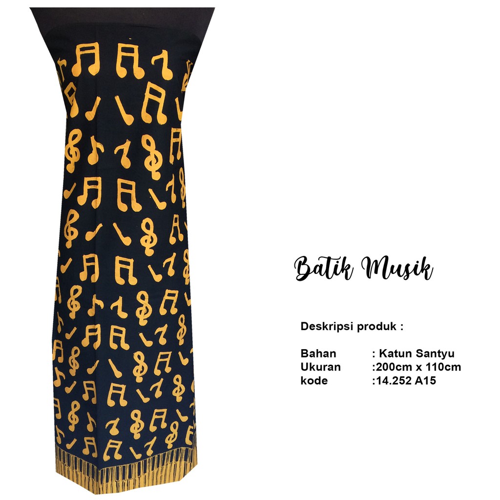 Jual kain batik [KARAKTER MUSIK] UNIK DAN MODERN Indonesia|Shopee Indonesia
