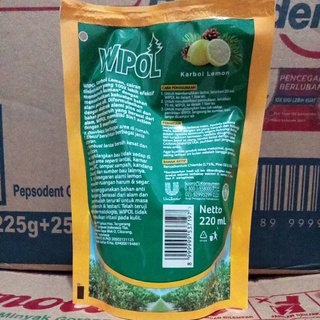 Jual WIPOL KARBOL LEMON 220 ML | Shopee Indonesia