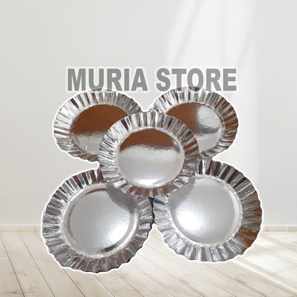 Jual Piring Perak/ Piring Kue Ultah Bulat (1 pack = 10 pcs) | Shopee Indonesia