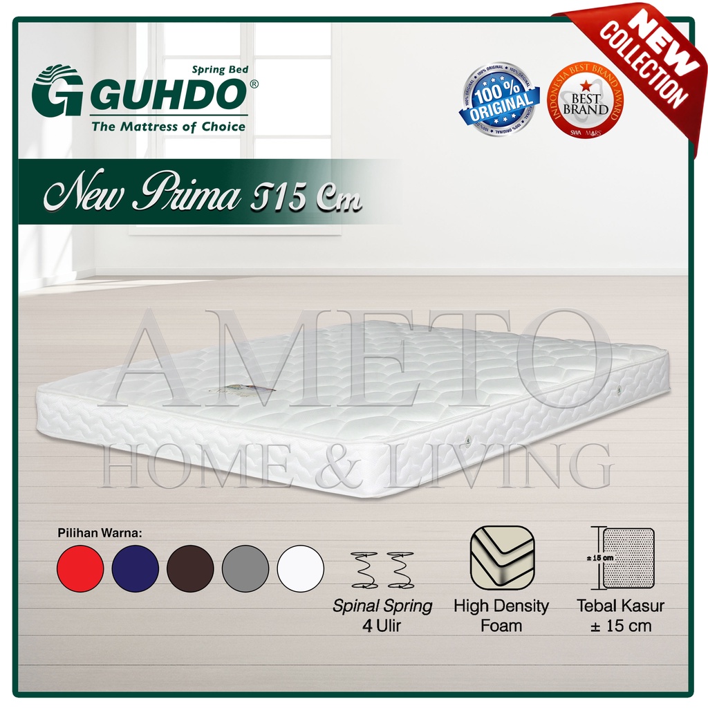 Jual Guhdo Springbed New Prima 90x200 Tebal 15 cm (HANYA KASUR) Indonesia|Shopee Indonesia