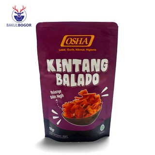 BAKUL BOGOR UMKM OSHA SNACK Keripik KENTANG BALADO Pedas Crispy ...