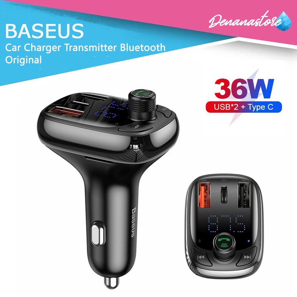 Jual Car Charger PD FM Transmitter Bluetooth Baseus S13 Quick Charge 4. ...