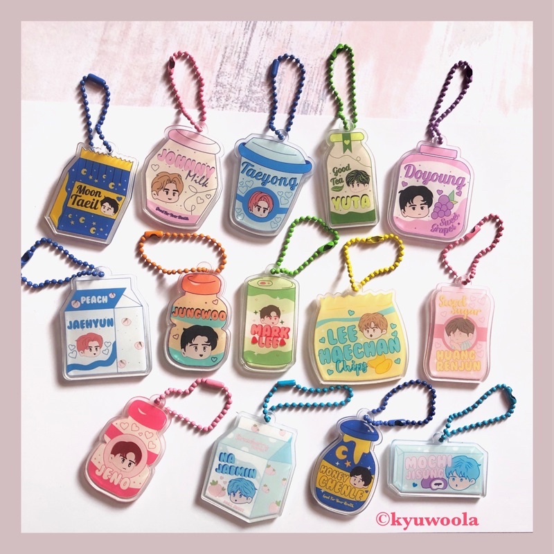 Jual NCT 127 NCT DREAM Keyring Keychain by kyuwoola | Shopee Indonesia