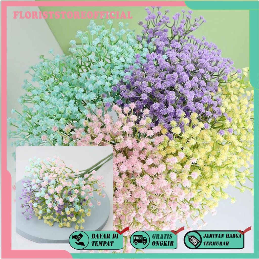 Jual COD BUNGA BABY BREATH BUNGA TANGKAI PLASTIK BUNGA ARTIFICIAL BUNGA ...