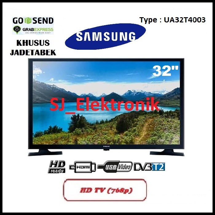 REKOMENDASI! LED TV Samsung 32 Inch UA32T4003 / 32T4003 HDTV DVB-T2 ...